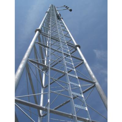 China 30m Tubular Lattice Communication Tower With Cable Tray Climb Ladder for sale