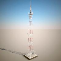 China OEM Communication Tower 4 Leg Galvanized Tubular Steel Lattice Lightning Mast for sale
