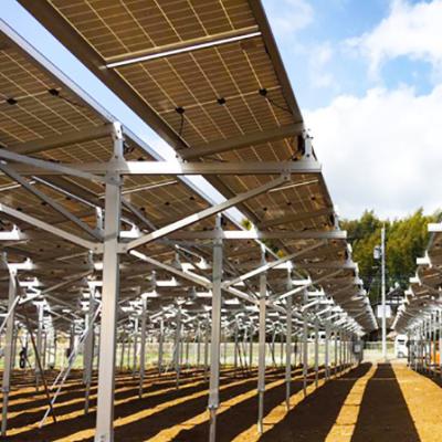 China I beam Solar Panel Support Structure Photovoltaics Galvanized Steel Mounting for sale