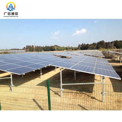 China OEM Cable Storage Antenna Wall Mount Solar Panel Bracket Galvanized Steel for sale