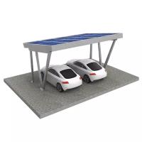 China 3 Meter Solar Panel Support Structure Steel Mount Mounting Carport For Stadium for sale