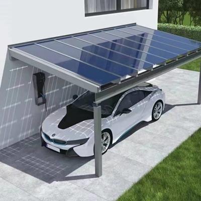 China Q235B Home Solar Panel Support Structure BIPV Mounting Carport Solar Panel System for sale