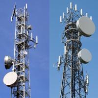 China ASTM A123 Telecommunication Tower Accessories 4 Leg Tubular GSM MW Antenna for sale