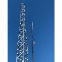 China 30m Galvanized Steel Pipe 3 Legged Lattice Wind Tower For Wind Turbine for sale