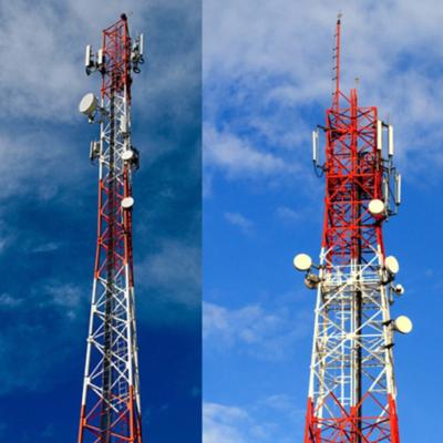 China 3 Or 4 Legs Angular Angle Telecommunication Tower 90m ASTM A123 for sale