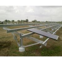 China 40FT Galvanized Steel Solar Panel Support Frame Outdoor For Heat Sink Industry for sale