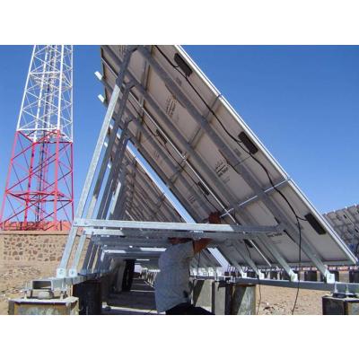 China Q235 Galvanized Steel Solar Panel Mounting Structure For Auto Part Industry for sale
