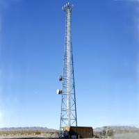 China Galvanized Steel Radio Communication Tower Free Standing Pylon 35m High Mast for sale