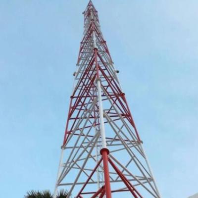 China Square Design 45m Telecommunication Mobile Tower 4 Legged Tube for sale