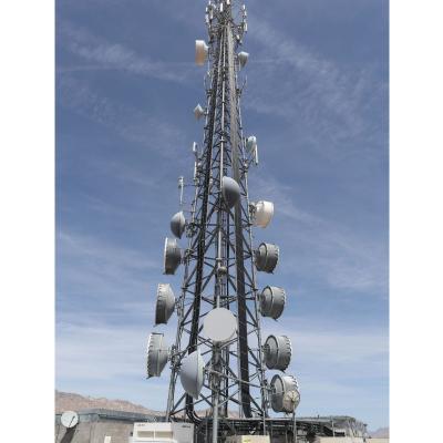 China 30m 4 Legs Tubular Self Supporting Tower With MW GSM Antenna for sale