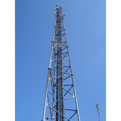 China 30 Meter Telecom Steel Tower Galvanized Steel ASTM A572 Gr50 Telecommunication Antenna for sale