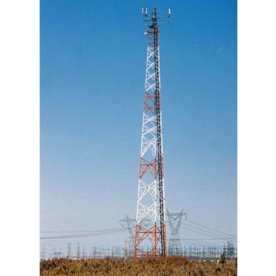 China Galvanized Angle Steel Tower 30 Meter Radio Telecom Accessories for sale