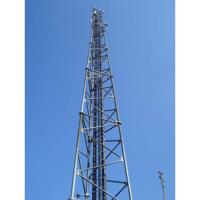 China 5G Celltower 3 Legs Tubular Steel Tower Galvanized Steel S355RJ Material for sale