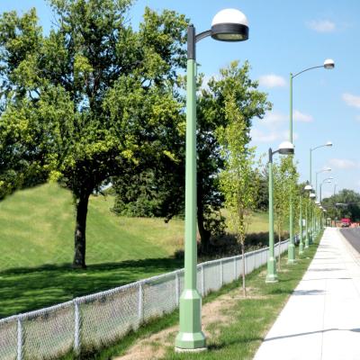 China 18 Meter Q355B Mild Steel Pole For Mounting LED Street Lights for sale