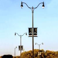 China Decorative Galvanised Street Light Pole For Garden 50m/S Wind Speed for sale
