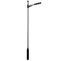 China 5m Galvanised Steel Light Pole With Single Arm Bracket For Street Roadway Highway for sale