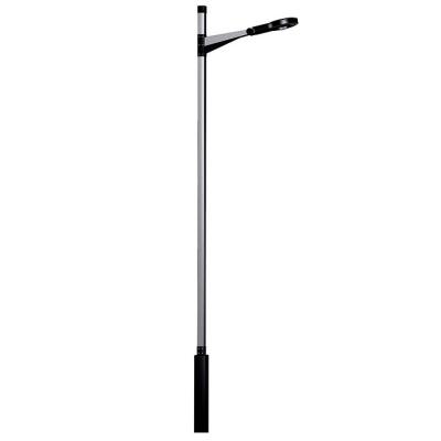 China 5m Galvanised Steel Light Pole With Single Arm Bracket For Street Roadway Highway for sale