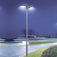 China 5m Conical Galvanised Street Lighting Pole With Custom Mounting Brackets for sale
