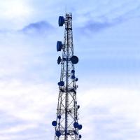 China 30m To 60m BTS Telecom Steel Lattice Tower 3 Legs 4 Legs Customized for sale