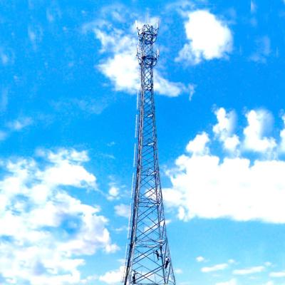 China Stable Durable Self Support Telecom Steel Tower Galvanized Cellular Communication Tower for sale