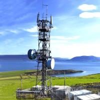 China 60m Greenfield Galvanized Steel Telecom Towers For Mobile Networking 5G Station for sale