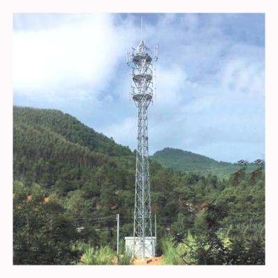 China 8 Grade Bolt Connection Lattice Steel Tower For Earthquake Resistance for sale