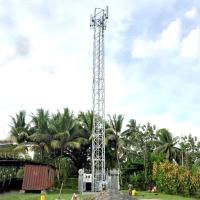 China Hot Dip Galvanized Steel Self Support Tower For Telecom Signals Power Transmission for sale