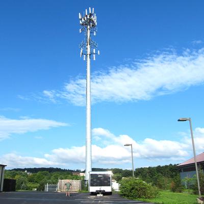 China Greenfield Self Support Steel BTS Cell Towers With Varying Antenna Mounts for sale