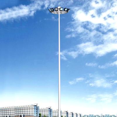 China 25m High Mast Light Pole With Raising System For Mounting Multiple LED Lights for sale
