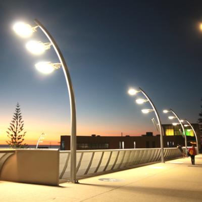 China IP65 Rated Galvanised Street Light Pole 6m Height Corrosion Resistance for sale