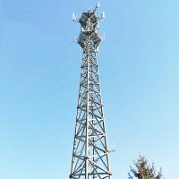 China Corrosion Resistant Telecom Steel Tower 30-110m Height With Bolting Installation for sale