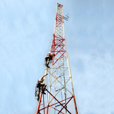 China CO2 Welding Transmission Steel Tower GB/T2694-2010 Standard Sand Blasting for sale