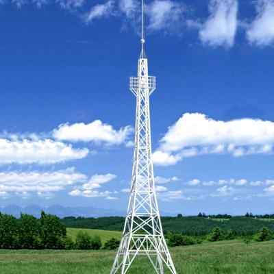 China 50m Tubular Steel Self Supporting Tower With Bolted Connection for sale