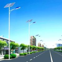 China 6m To 15m Galvanized Steel Utility Street Lighting Poles Compliant ASTM 123 for sale