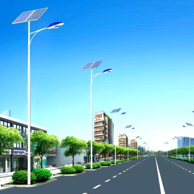 China 6m To 15m Galvanized Steel Utility Street Lighting Poles Compliant ASTM 123 for sale
