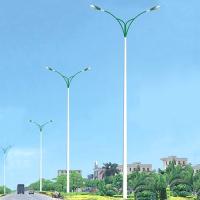 China Versatile Q235B Galvanised Street Light Pole Wind Resistance for sale