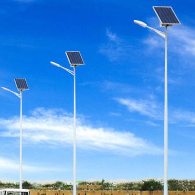 China Road Or Highway Lighting Galvanised Steel Street Pole 6m To 15m for sale