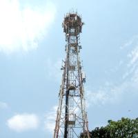 China Galvanized Steel Self-support Lattice Mast 5G Telecom Tower 45m for sale