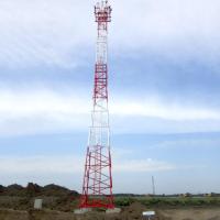 China 30-60m Self-support Galvanized Steel Telecom BTS Tower or Mast Complied with ICAO for sale
