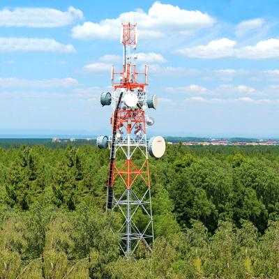 China ICAO Self-support Galvanized Steel BTS Communication Tower Lattice Mast Structure for sale