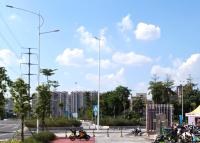 China Powder Coated Galvanised Street Light Pole 12m Z Shape Q345B for sale