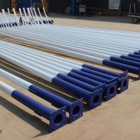 China 12m Powder Coated Single Arm Light Pole Q235B Carbon Steel ODM for sale