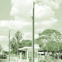 China Galvanized Steel Q235 Octagonal Street Light Pole For Roadway Lighting for sale