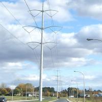China 30m Galvanized Transmission Steel Tower Multiple Platforms Free Standing for sale