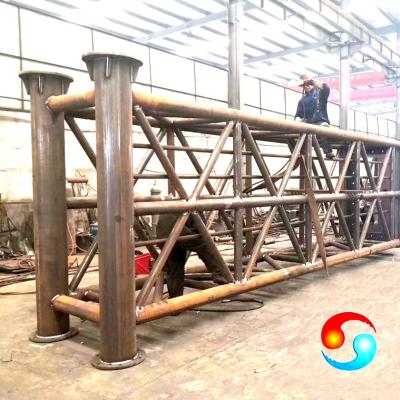 China 120m Hot Dip Galvanized Steel Structures Angular Steel Plates for sale