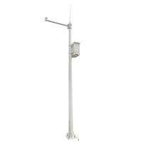 China 6m High Galvanized Steel CCTV Camera Poles For Public Security Monitor for sale