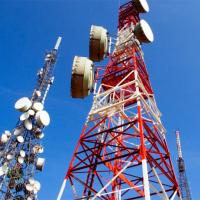 China Signal TV Radio Hot Dip Antenna Telecom Steel Tower 100m Height for sale