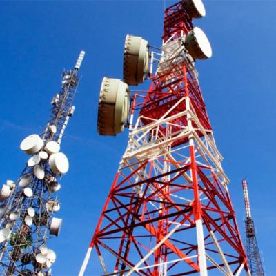 China Signal TV Radio Hot Dip Antenna Telecom Steel Tower 100m Height for sale