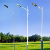 China Q345 8m Height Galvanised Street Light Pole Solar Street Lamp Post for sale
