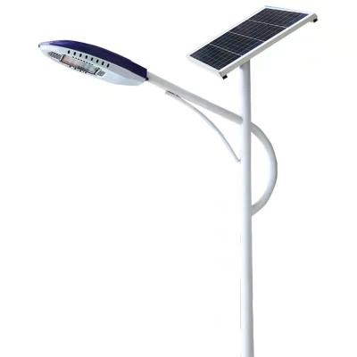 China 15mm Thickness LED Solar Street Light Pole Round Conical Polygonal Octagonal for sale